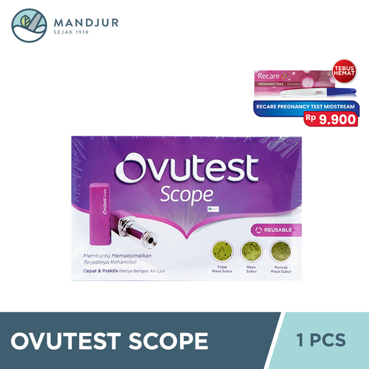 Ovutest Scope (Alat Uji Masa Subur) — Apotek Mandjur