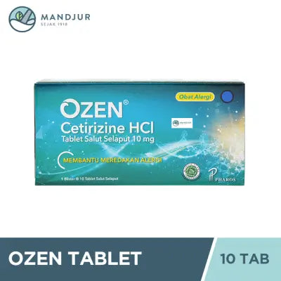 Ozen 10 Tablet — Apotek Mandjur