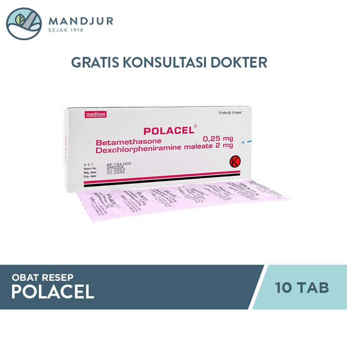 Polacel 10 Tablet — Apotek Mandjur