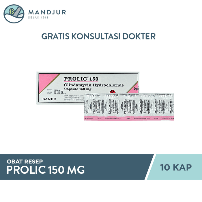 Prolic 150 Mg 10 Kapsul — Apotek Mandjur