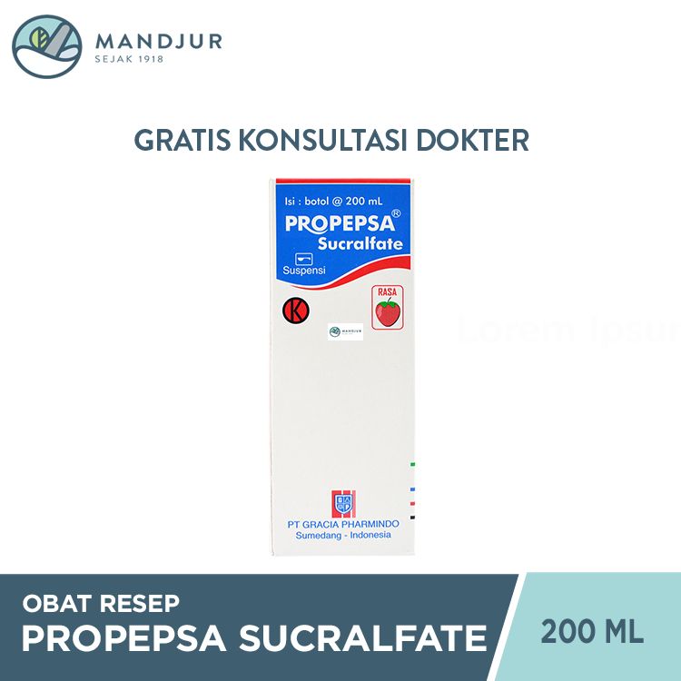 Propepsa Sirup 200 Ml — Apotek Mandjur