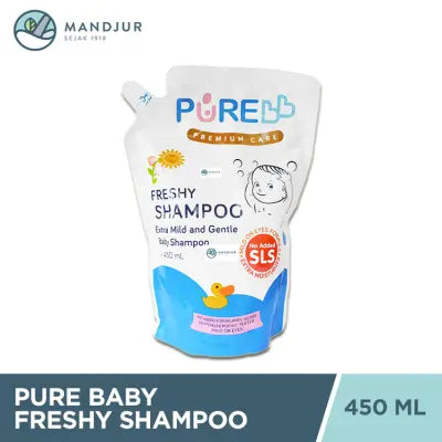 Pure Baby Shampoo Freshy Refill 450 ML — Apotek Mandjur