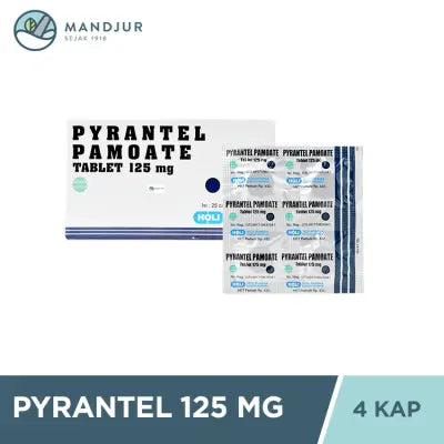 Pyrantel 125 Mg 4 Kapsul — Apotek Mandjur