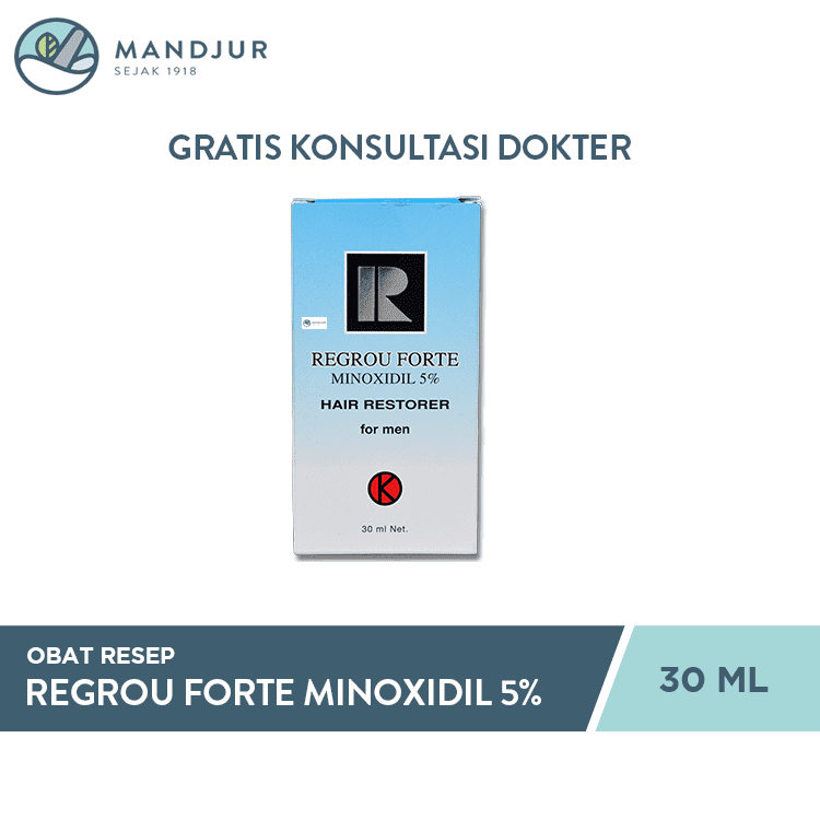 Regrou Forte 5% Hair Restorer For Men 30 ML — Apotek Mandjur