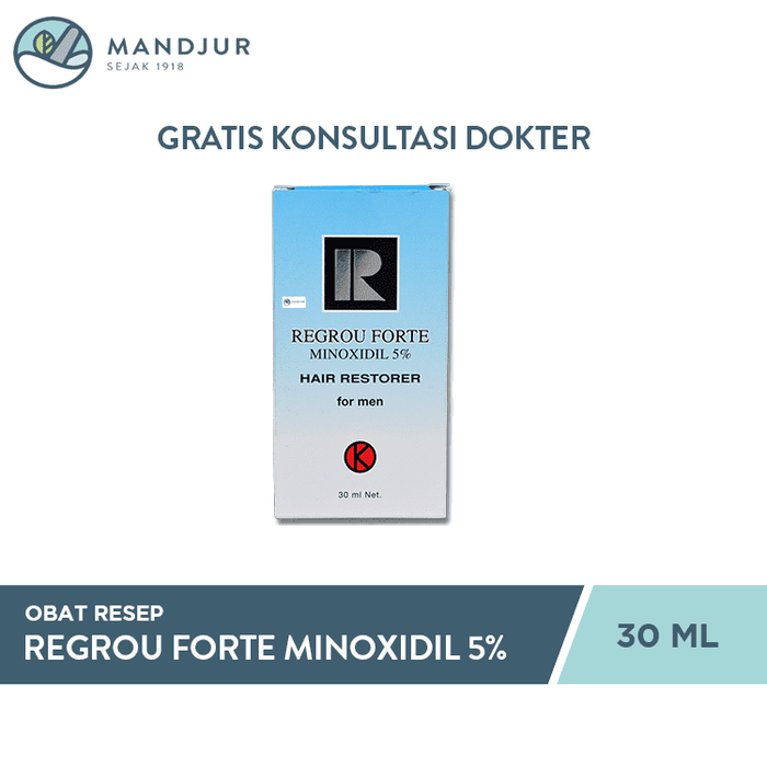 Regrou Forte 5% Hair Restorer For Men 30 ML — Apotek Mandjur