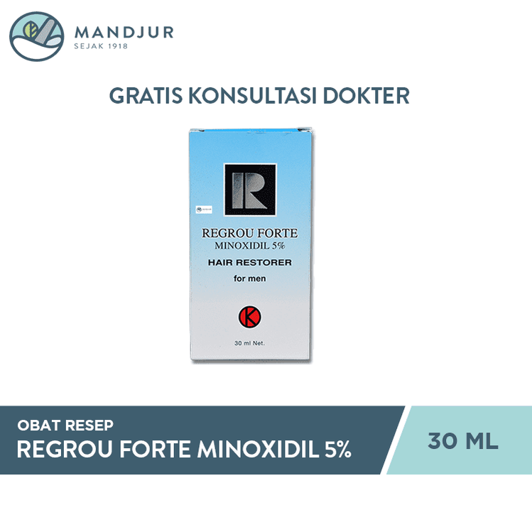 Regrou Forte 5% Hair Restorer For Men 30 ML — Apotek Mandjur