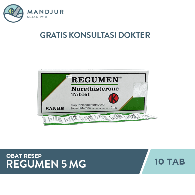 Regumen 5 mg 10 Tablet — Apotek Mandjur