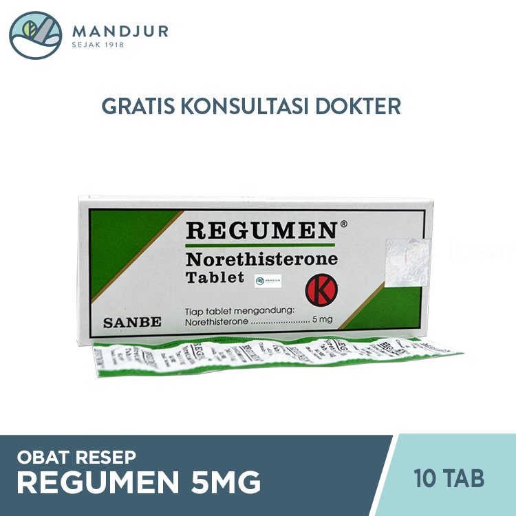 Regumen 5 mg 10 Tablet — Apotek Mandjur