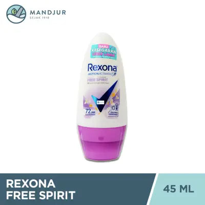 Rexona Anti-Perspirant Deodorant Roll On Free Spirit 45 ML — Apotek Mandjur