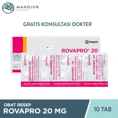 Rovapro 20 mg 10 Tablet — Apotek Mandjur