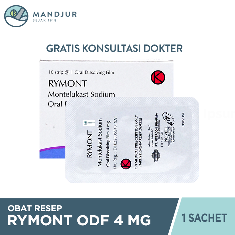 Rymont Oral Dissolving Film 4 mg 1 sachet — Apotek Mandjur