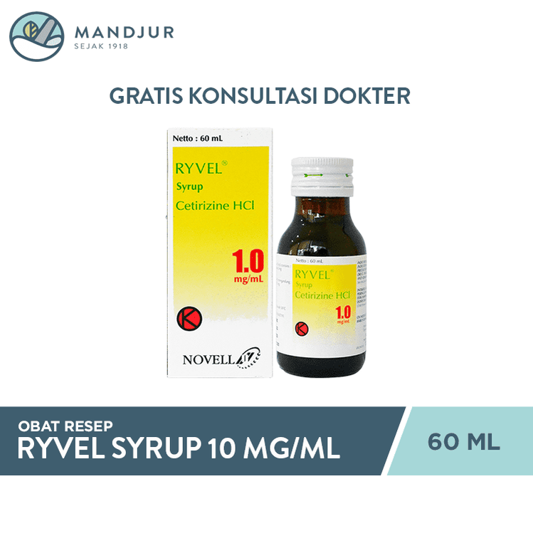 Ryvel Sirup 60 ML — Apotek Mandjur