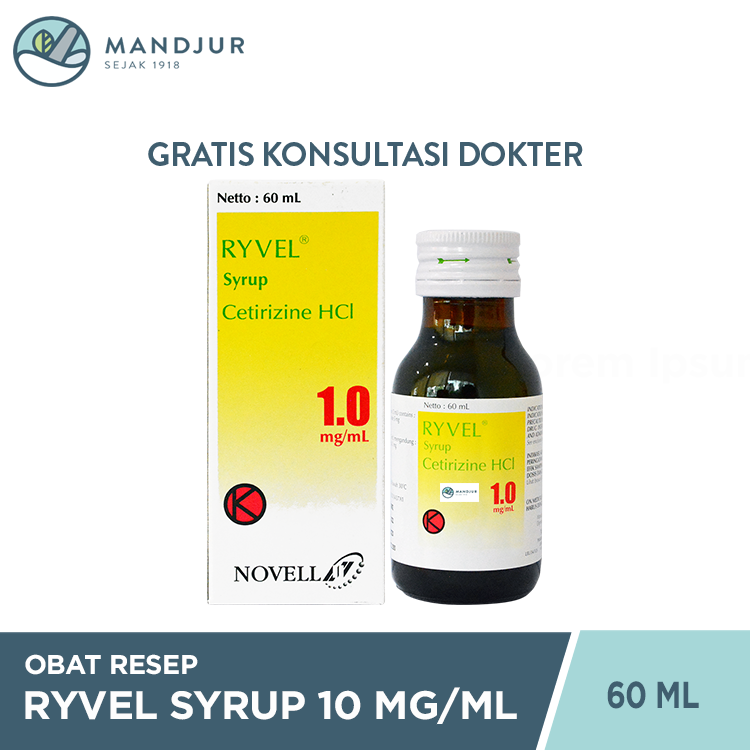 Ryvel Sirup 60 ML — Apotek Mandjur