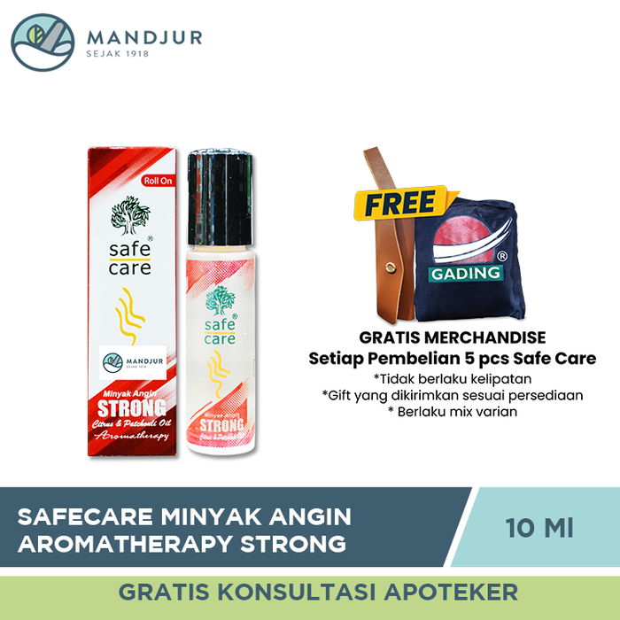 Safe Care Minyak Angin Aromatherapy Strong 10 mL — Apotek Mandjur