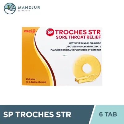 Tablet Hisap SP Troches STR 6 Tablet — Apotek Mandjur