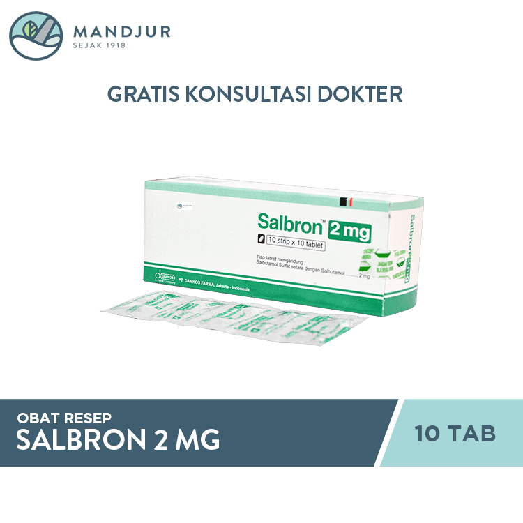 Salbron 2 Mg 10 Tablet — Apotek Mandjur
