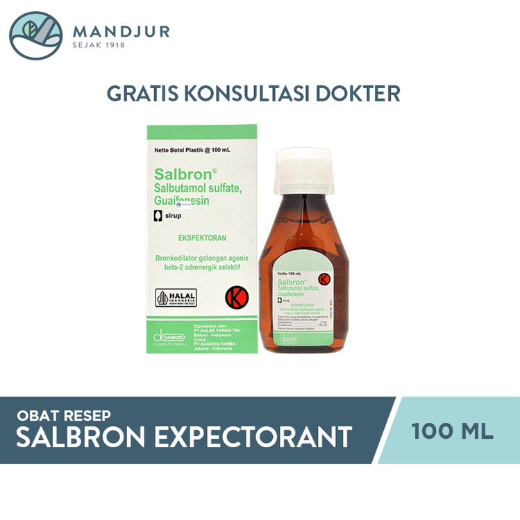Salbron Expectorant 100 ml — Apotek Mandjur