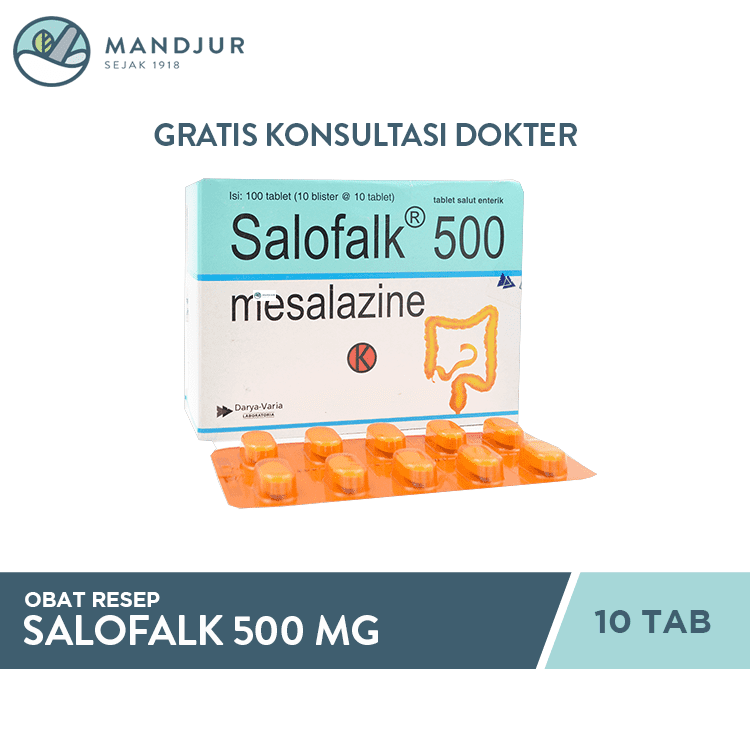 Salofalk 500 mg 10 Tablet — Apotek Mandjur