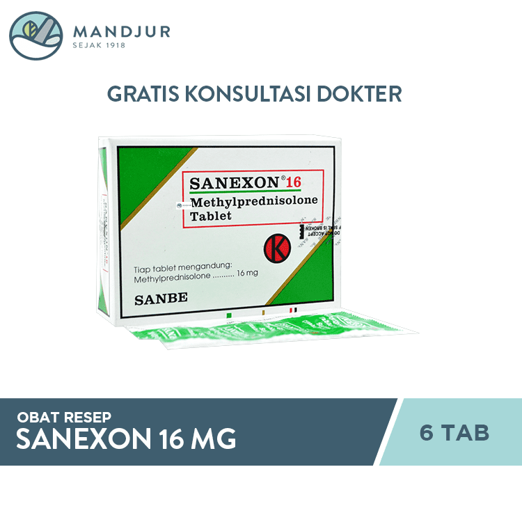 Sanexon 16 Mg 6 Tablet — Apotek Mandjur