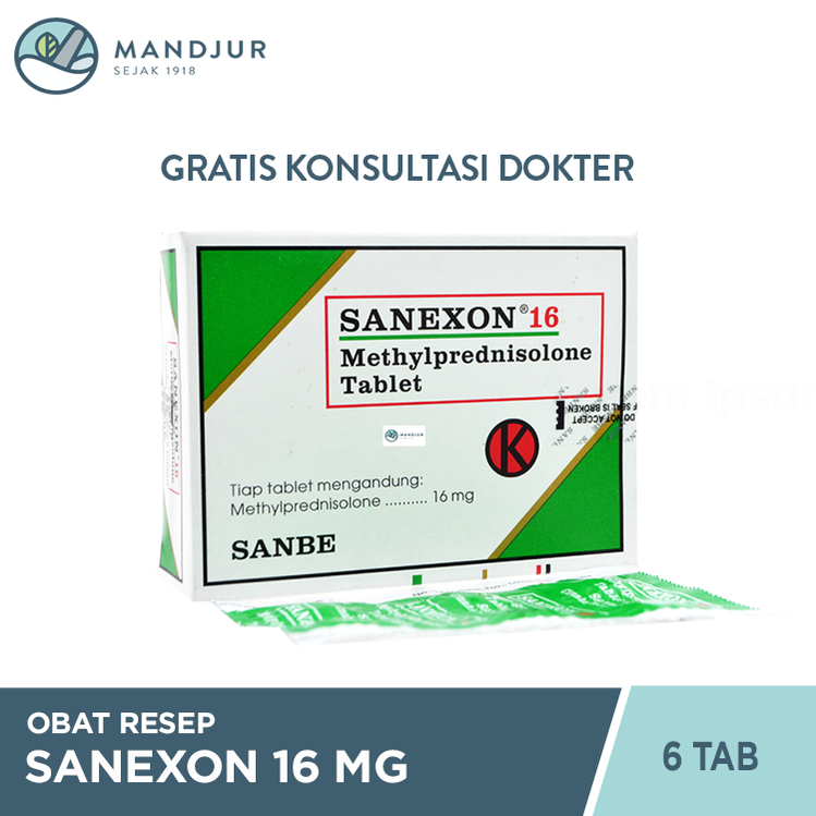 Sanexon 16 Mg 6 Tablet — Apotek Mandjur