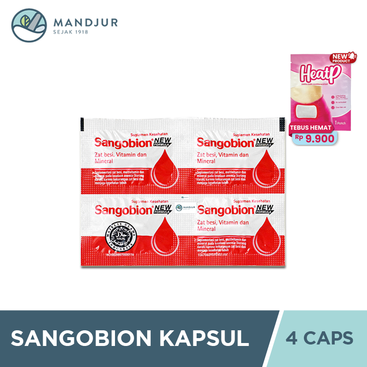 Sangobion Strip 4 Kapsul — Apotek Mandjur
