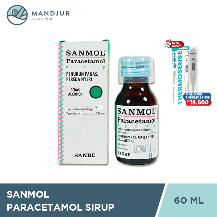 Sanmol Paracetamol Sirop — Apotek Mandjur