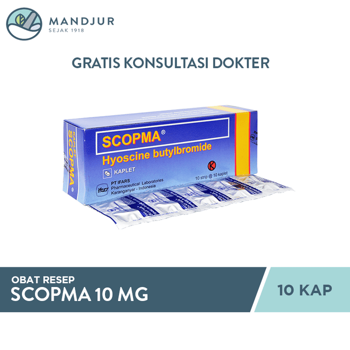Scopma 10 Mg 10 Kaplet — Apotek Mandjur