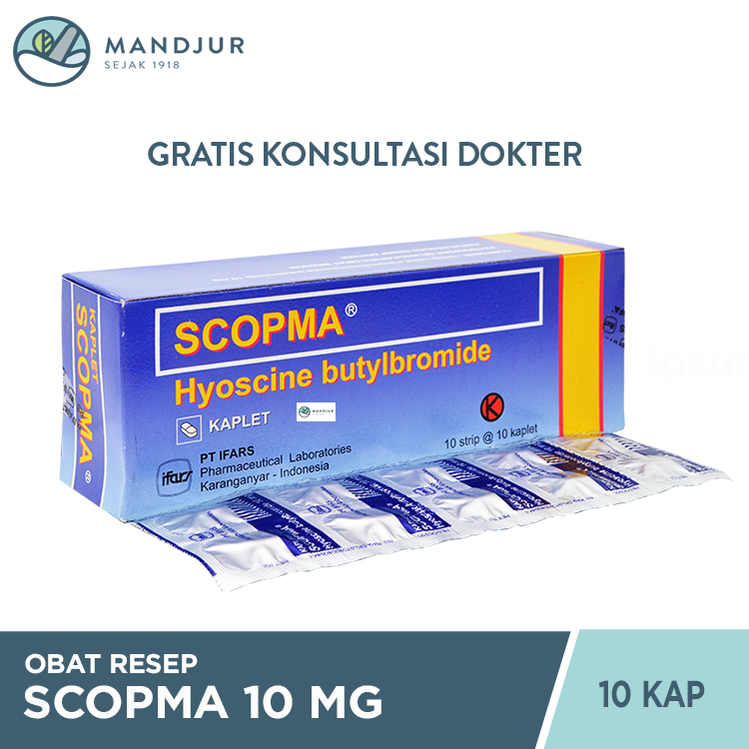 Scopma 10 Mg 10 Kaplet — Apotek Mandjur