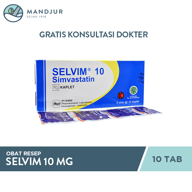 Selvim 10 mg 10 Kaplet — Apotek Mandjur