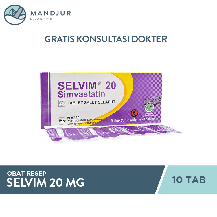 Selvim 20 mg 10 Tablet — Apotek Mandjur