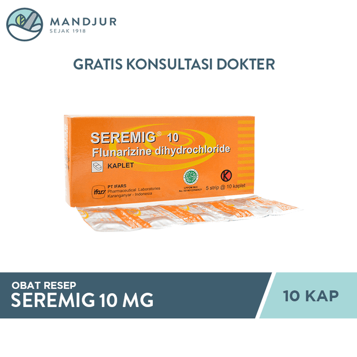Seremig 10 mg 10 Kaplet — Apotek Mandjur