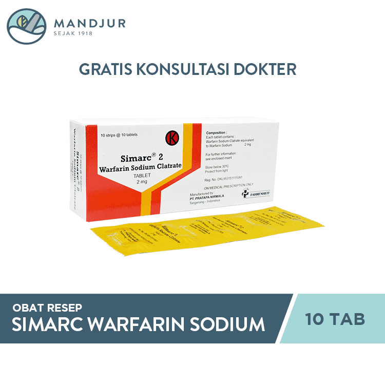 Simarc 2 Mg Strip 10 Tablet — Apotek Mandjur