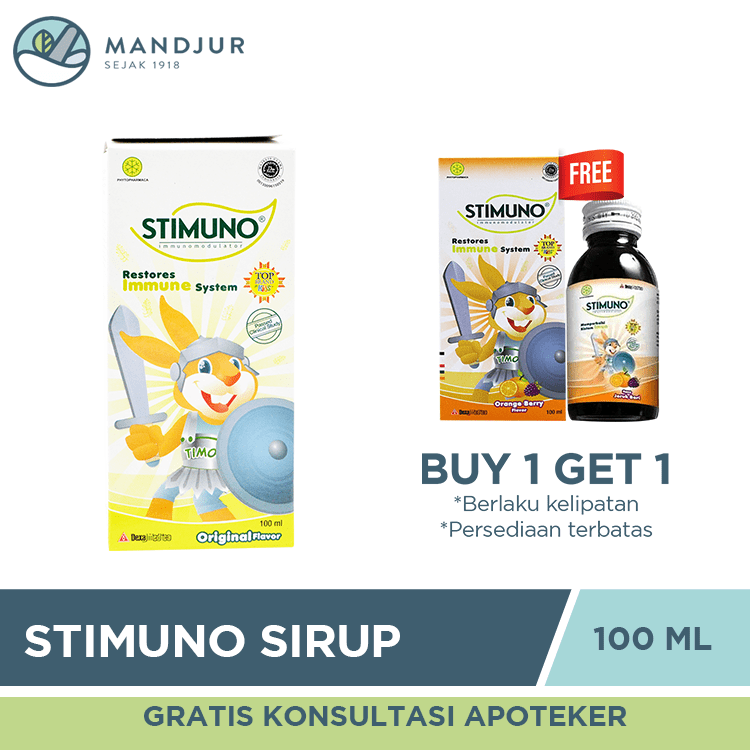 Stimuno Sirup 100 ML — Apotek Mandjur