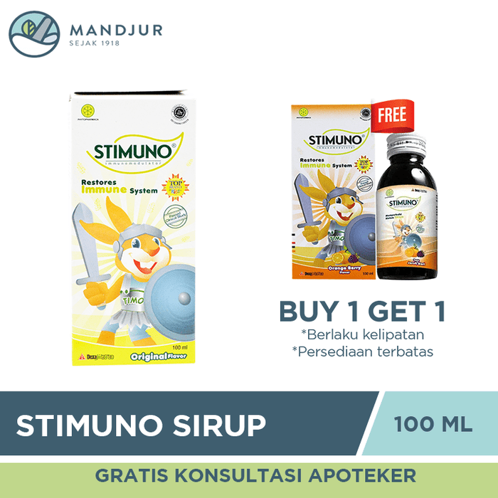 Stimuno Sirup 100 ML — Apotek Mandjur