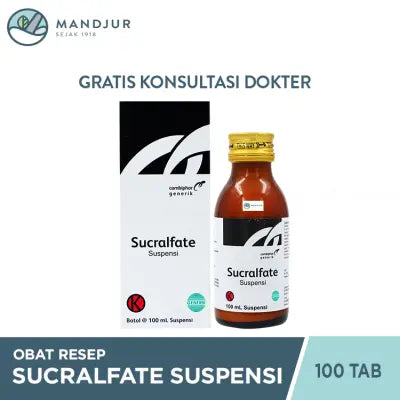 Sucralfate Suspensi 100 ML — Apotek Mandjur