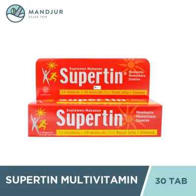 Supertin Multivitamin 30 Tablet — Apotek Mandjur