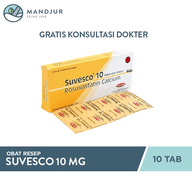 Suvesco 10 Mg 10 Tablet — Apotek Mandjur