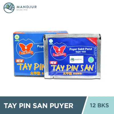 Tay Pin San Puyer Dus Isi 12 Sachet — Apotek Mandjur