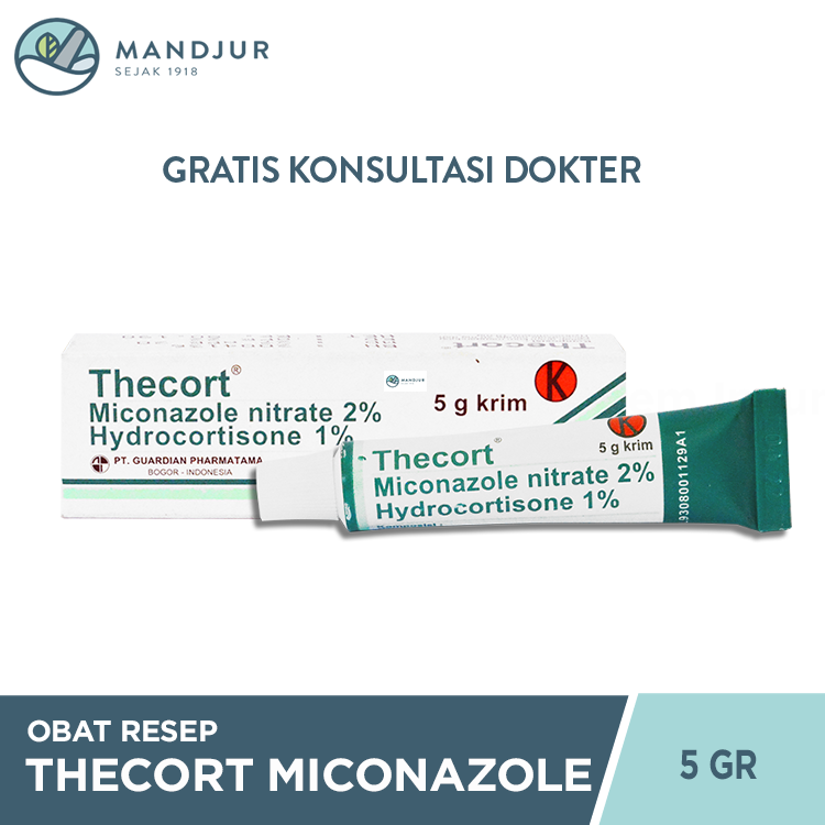 Thecort 2% Cream 5 Gram — Apotek Mandjur