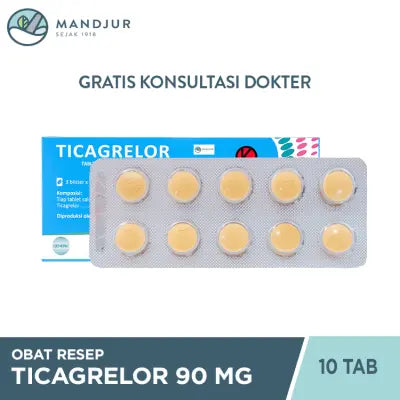 Ticagrelor 90 mg 10 Tablet — Apotek Mandjur
