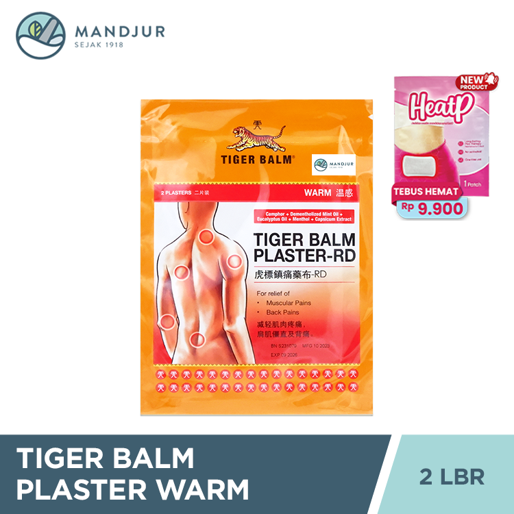 Tiger Balm Plaster (Warm) — Apotek Mandjur