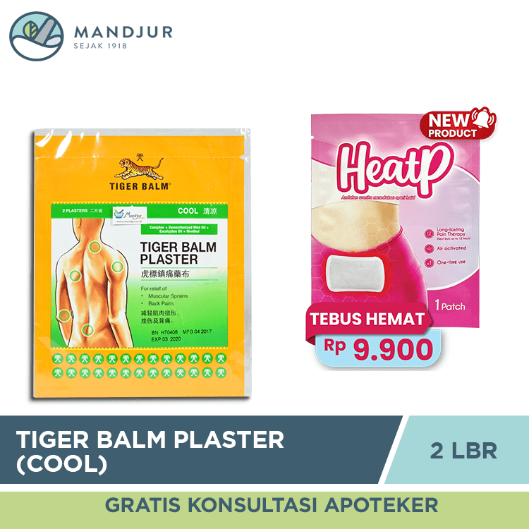 Tiger Balm Plaster (Cool) — Apotek Mandjur
