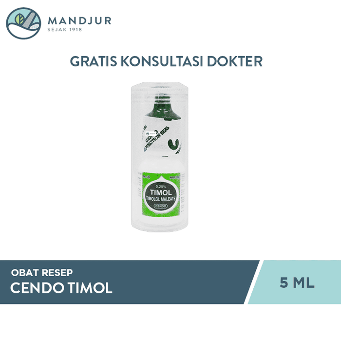 Cendo Timol 0.25% Eye Drop 5ml — Apotek Mandjur