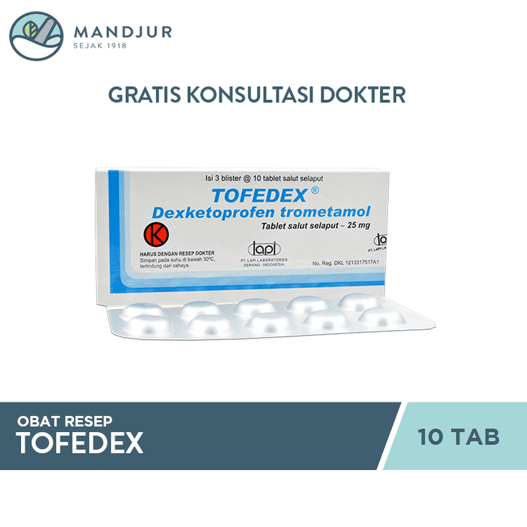 Tofedex 10 Tablet — Apotek Mandjur