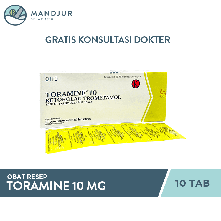 Toramine 10 mg 10 Tablet — Apotek Mandjur