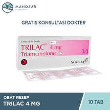 Trilac 4 mg 10 Tablet — Apotek Mandjur