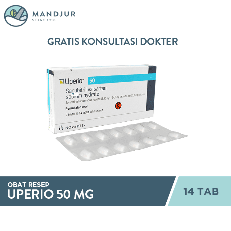 Uperio 50 Mg 14 Tablet — Apotek Mandjur
