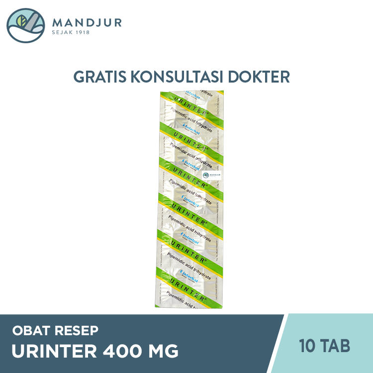 Urinter 400 Mg 10 Kapsul — Apotek Mandjur