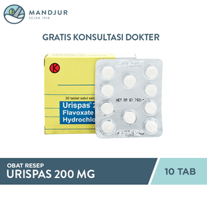 Urispas 200 Mg 10 Tablet — Apotek Mandjur