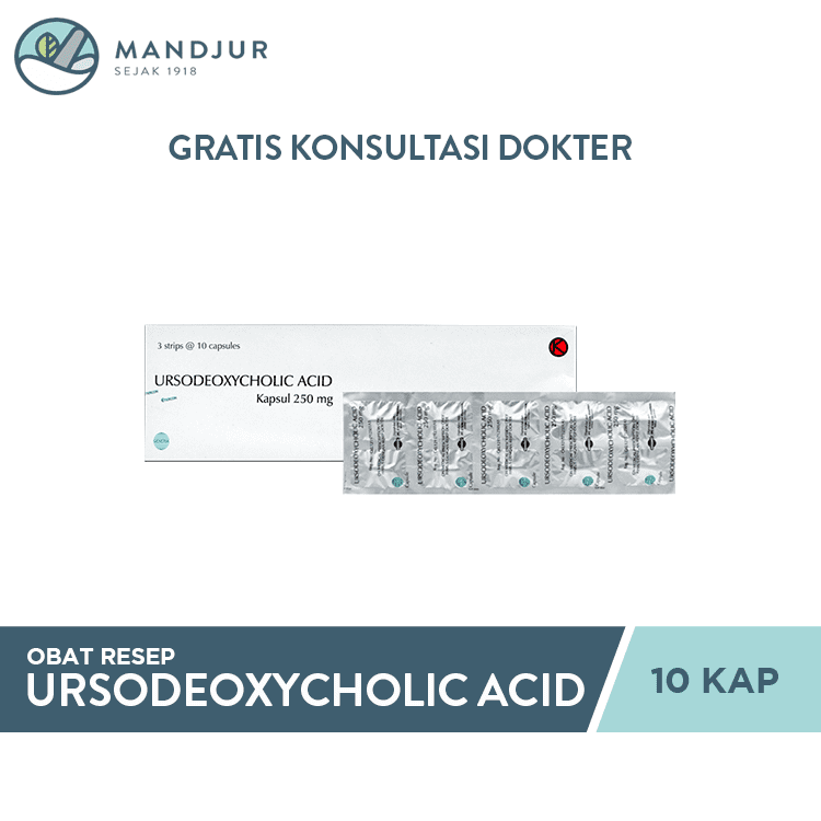 Ursodeoxycholic Acid 250 Mg 10 Tablet — Apotek Mandjur